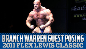 BRANCH WARREN GUEST POSING VIDEO! | Muscle & Fitness