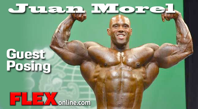 Juan Morel Guest Posing at the 2012 East Coast | Muscle & Fitness