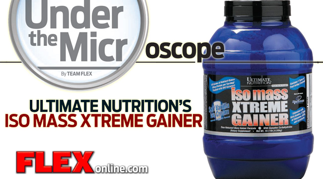 Ultimate Nutrition’s Iso Mass Xtreme Gainer | Muscle & Fitness
