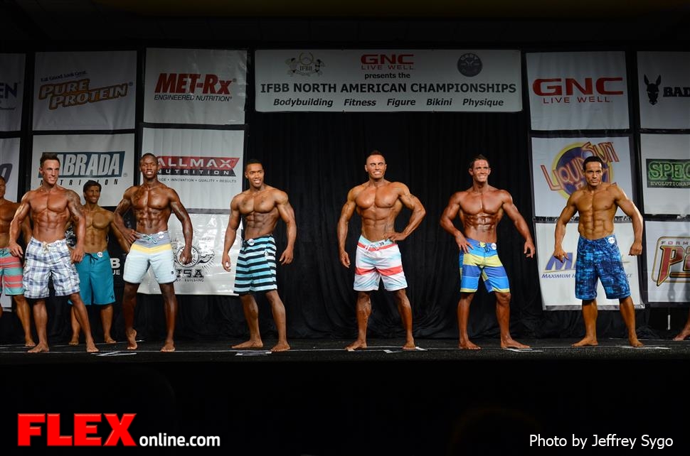 Comparisons - Men's Physique B - 2013 North Americans | Muscle & Fitness