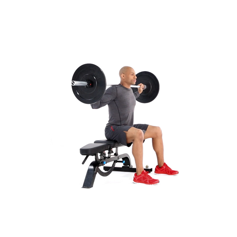 Seated Barbell Good Morning Exercise Video Guide | Muscle & Fitness