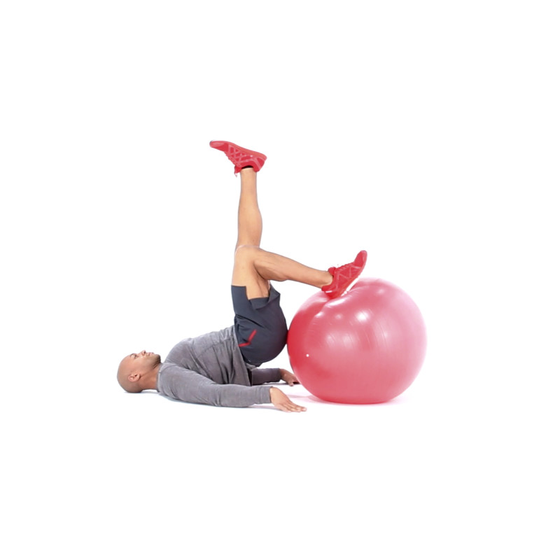 Single Leg Ball Rolls
