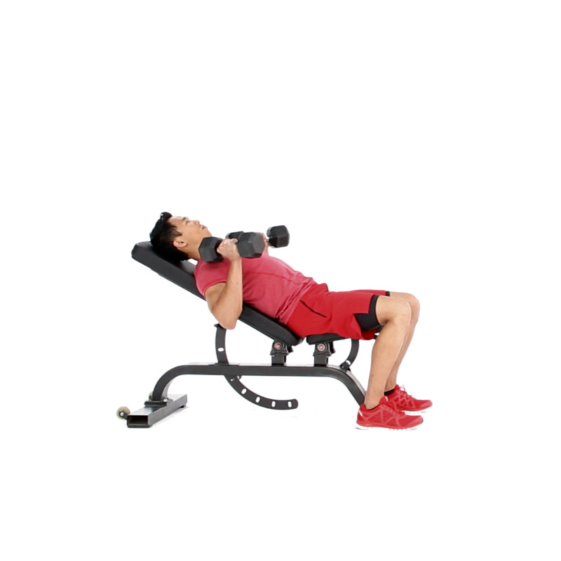 Incline Close Grip Barbell Bench Press