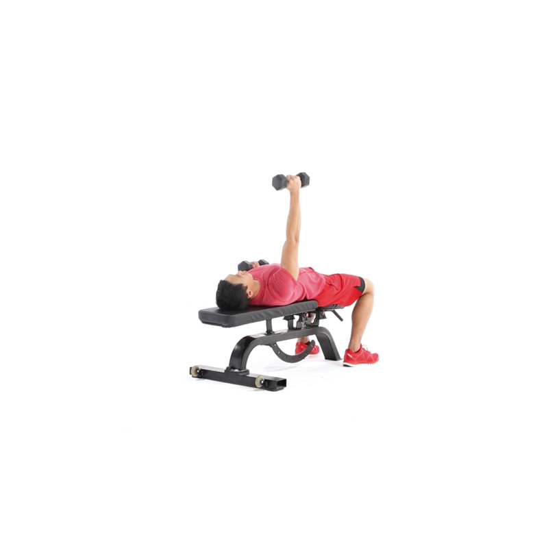 Alternating Neutral-Grip Dumbbell Bench Press Exercise Video Guide ...