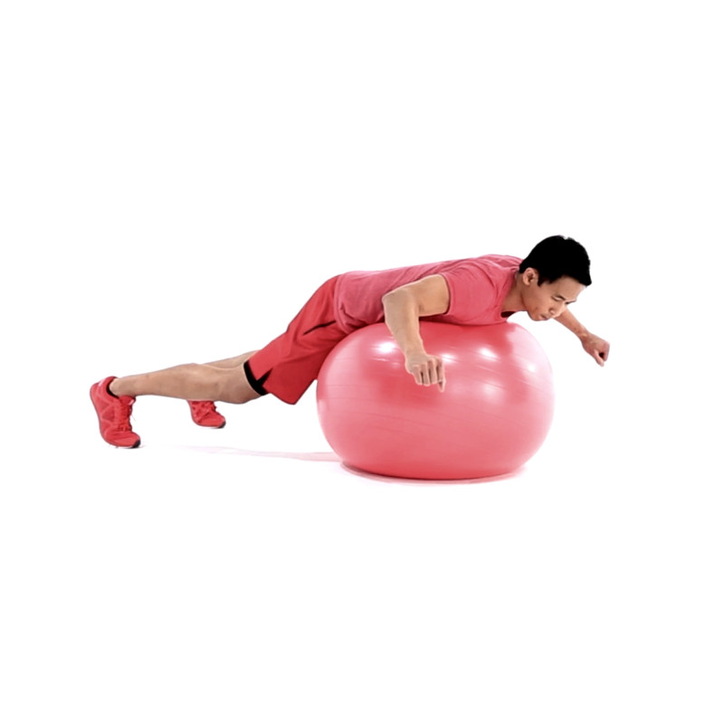 Swiss Ball W Raise Exercise Video Guide | Muscle & Fitness