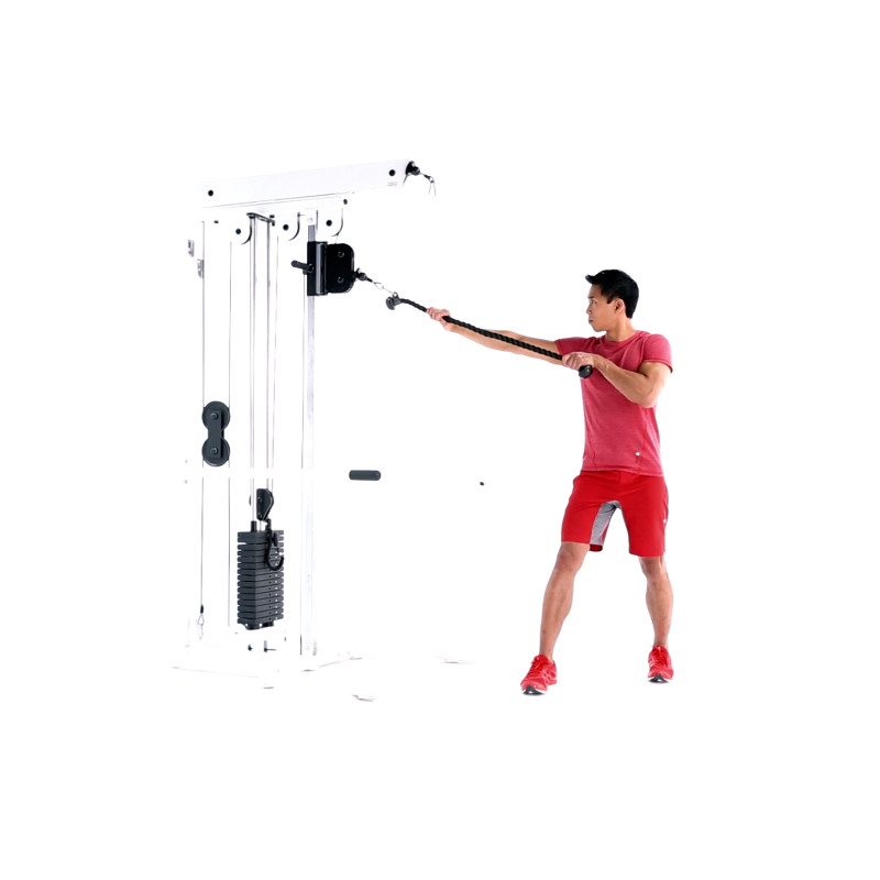 Standing Split Rotational Chop Exercise Video Guide | Muscle & Fitness