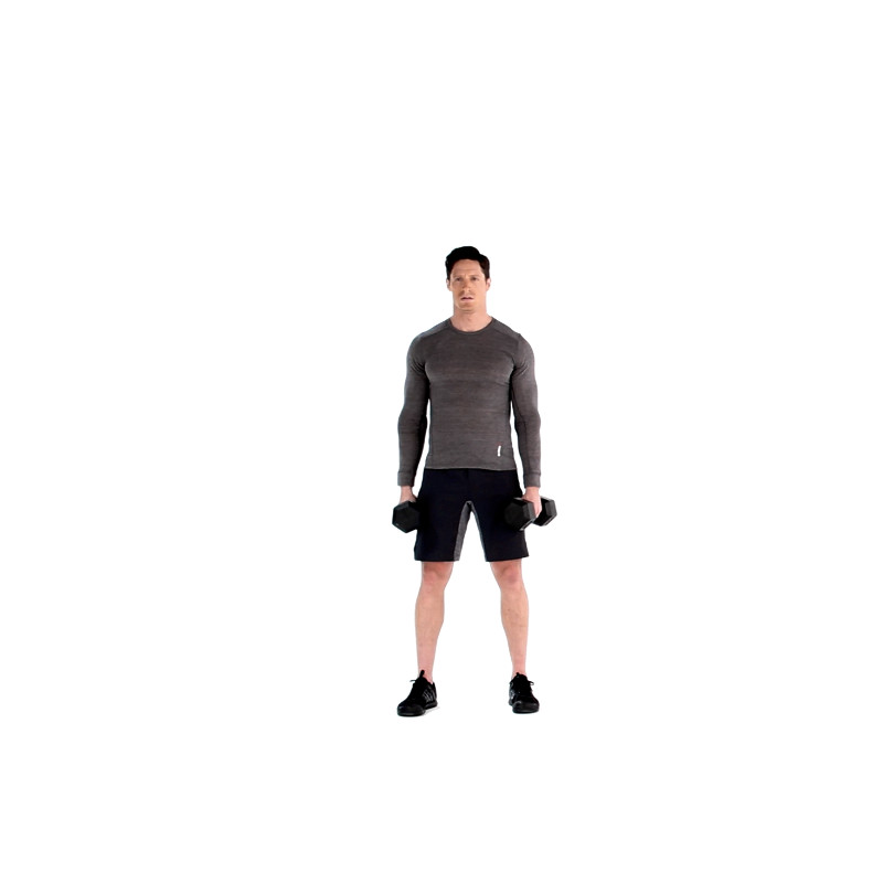 Dumbbell Jump Shrug Exercise Video Guide | Muscle & Fitness