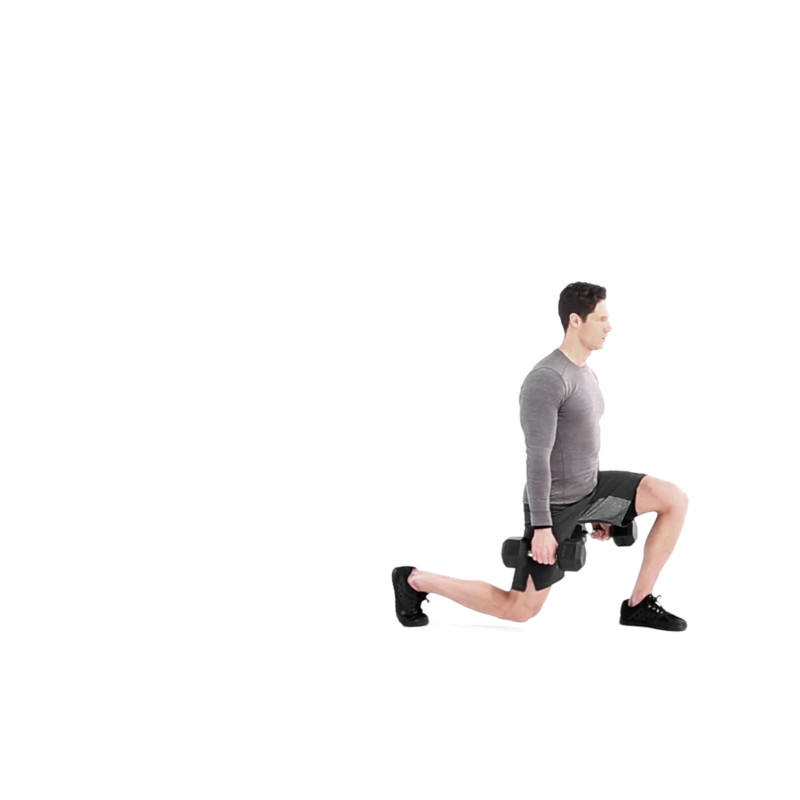 Split-Stance Hammer Curl to Press Exercise Video Guide | Muscle & Fitness