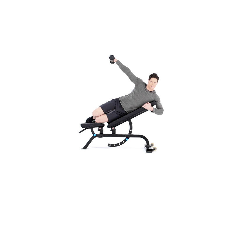 Rear Delt Side Raises Lying On Incline Bench