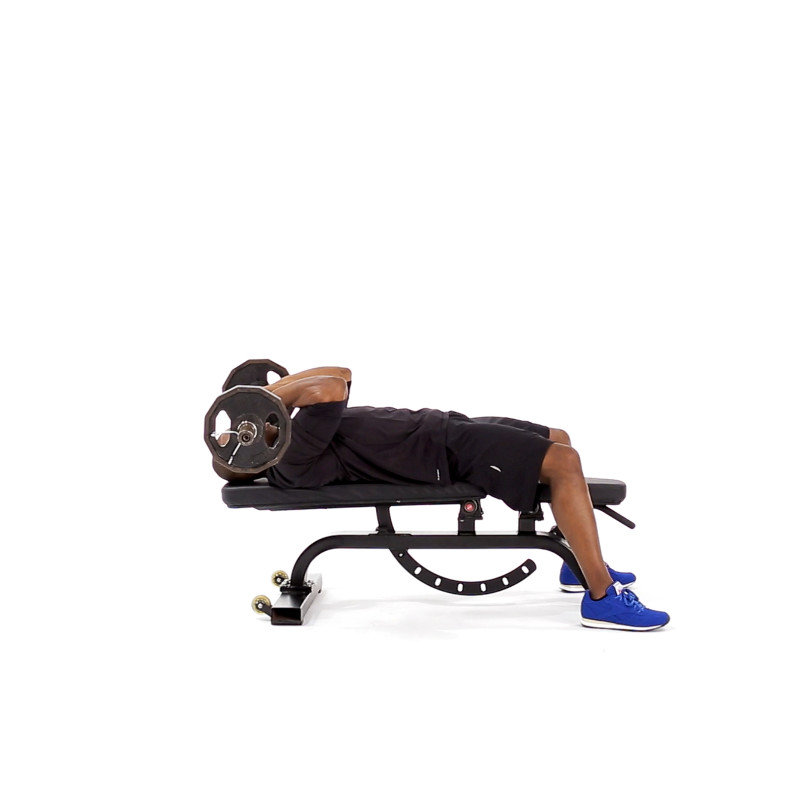 Tricep Extensions On Bench