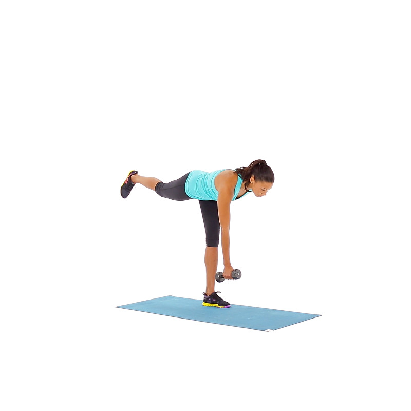 One-Legged Dumbbell Row Exercise Video Guide | Muscle & Fitness