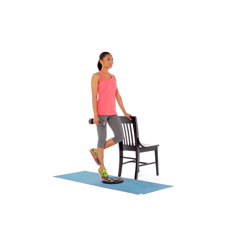 Single Leg Calf Raises Exercise