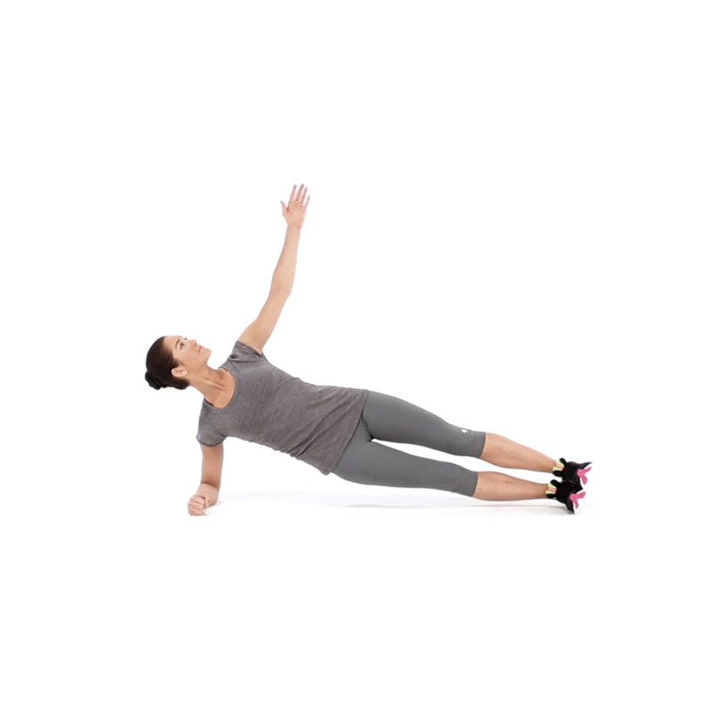 Side Plank to Plank with Reach Under Exercise Video Guide | Muscle ...