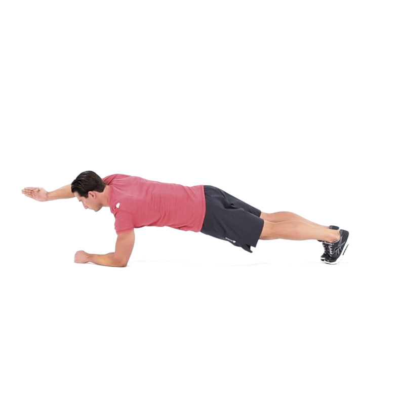 Raised Plank Exercise