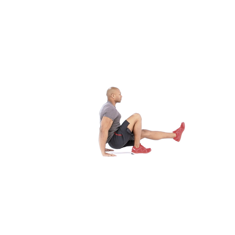 Seated Knee Crunches