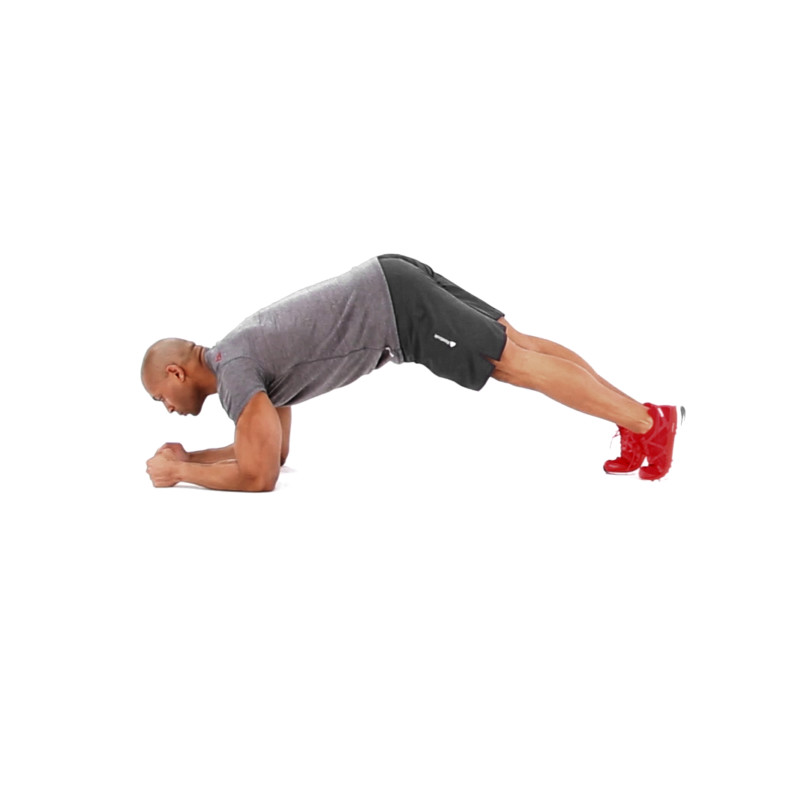 Back Elbow Plank