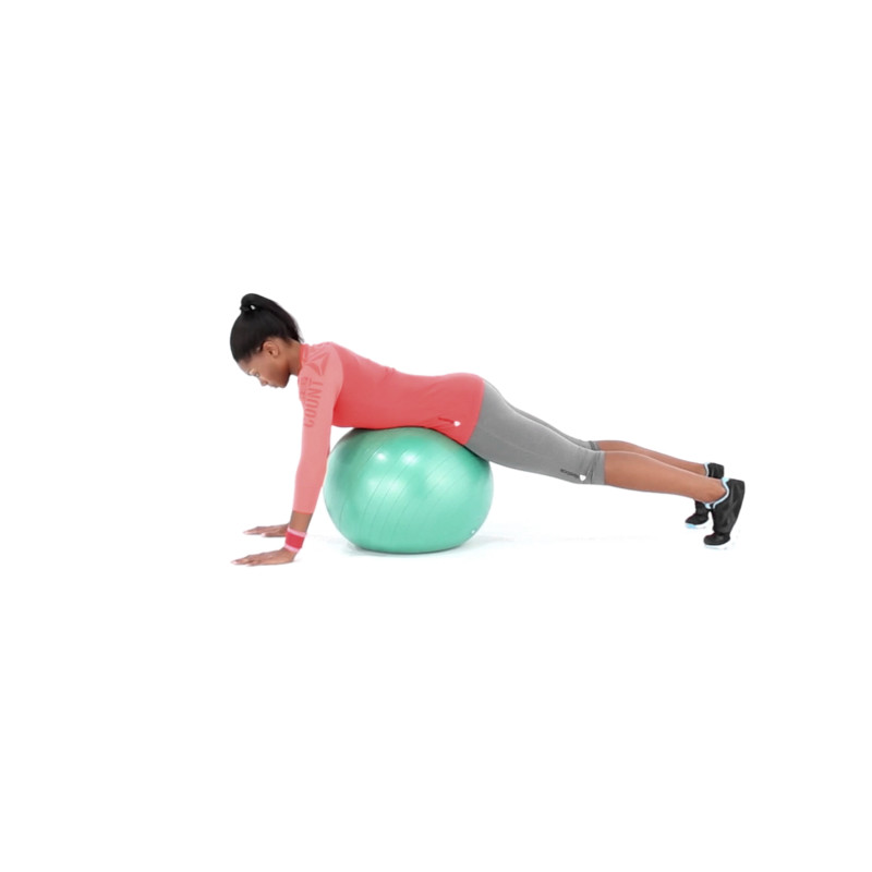 Superman on Swiss Ball Exercise Video Guide | Muscle & Fitness