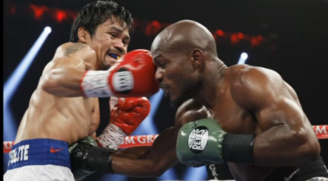 Timothy Bradley Flexing