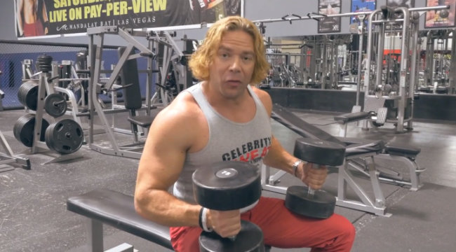 Dumbbell Press: Celebrity Training Tip with Eric the Trainer | Muscle ...