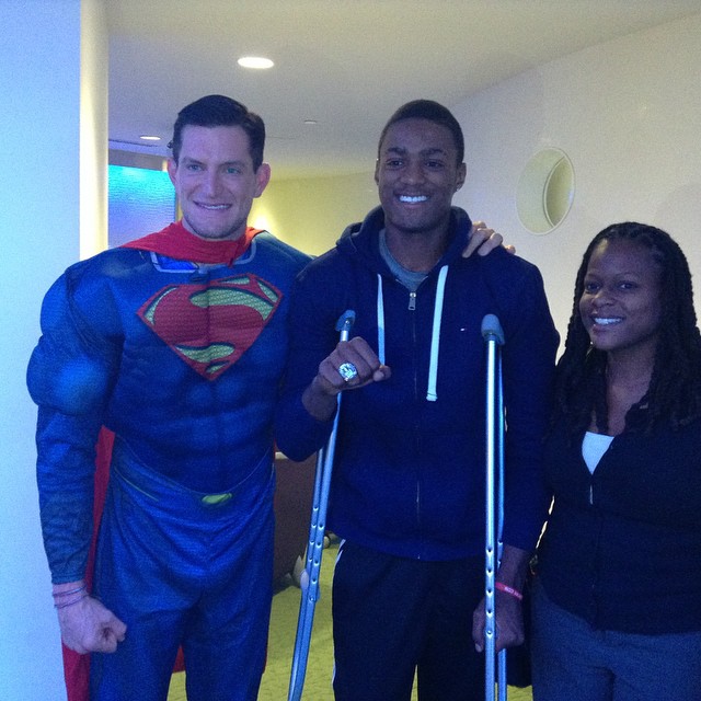 Steve Weatherford Becomes Superman for a Day | Muscle & Fitness