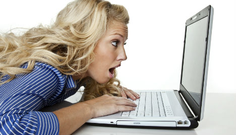 Girl Computer Shocked Reaction