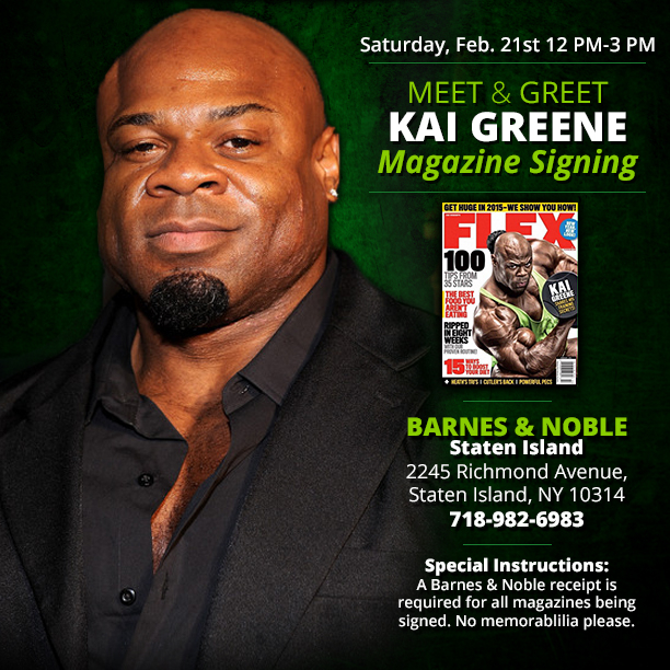 NY Meet and Greet with Kai Greene! | Muscle & Fitness