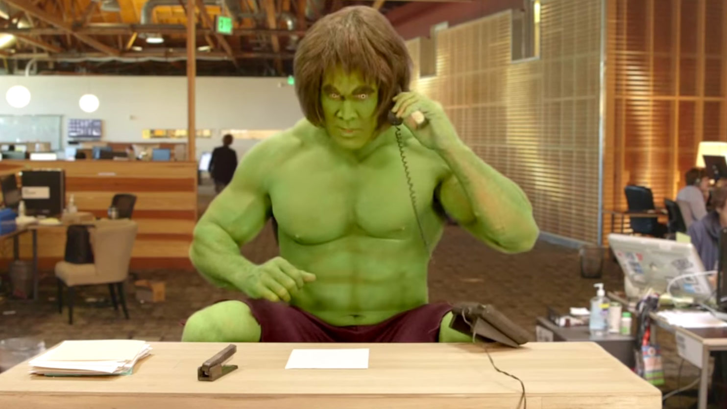 Hulk Tests Out Corporate America | Muscle & Fitness