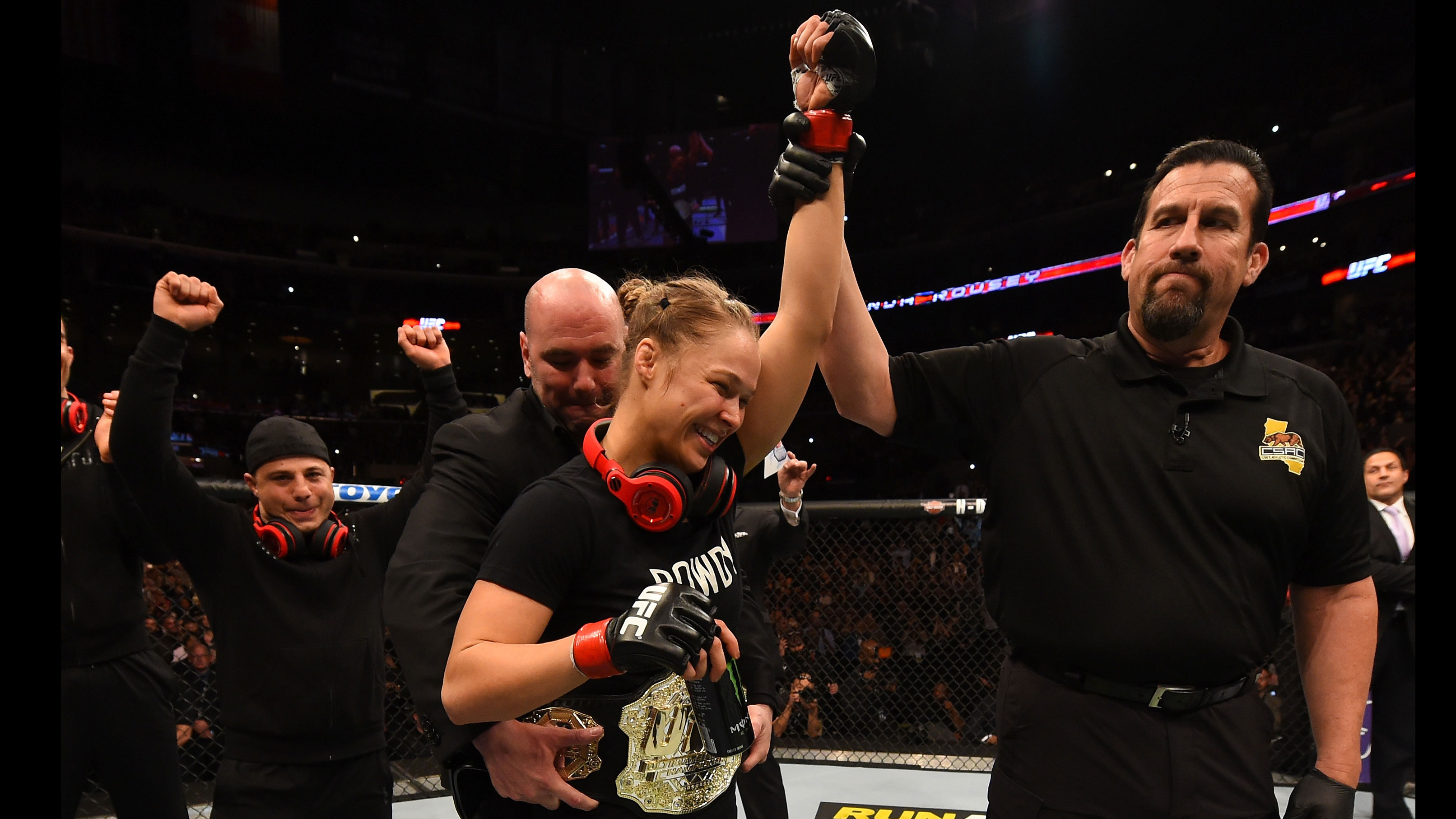 UFC women’s bantamweight champion Ronda Rousey Talks Training for UFC ...