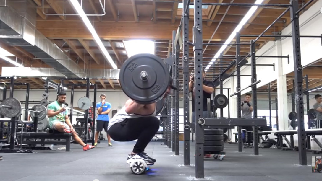 Weightlifter Pushes the Envelope with 315-Pound Segway Squat | Muscle ...