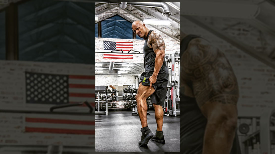 Dwayne Johnson Calves