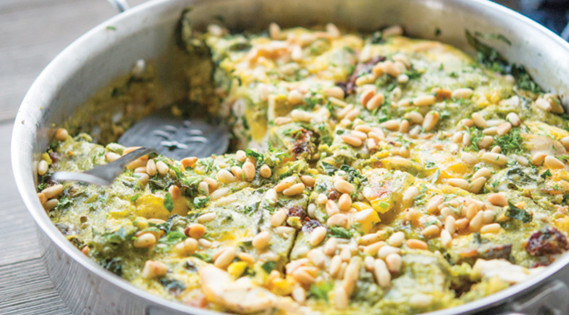 Tuscan Chicken Frittata | Muscle & Fitness