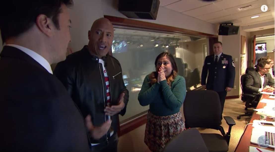 The Rock Surprises Military Family on 'Tonight Show Starring Jimmy ...