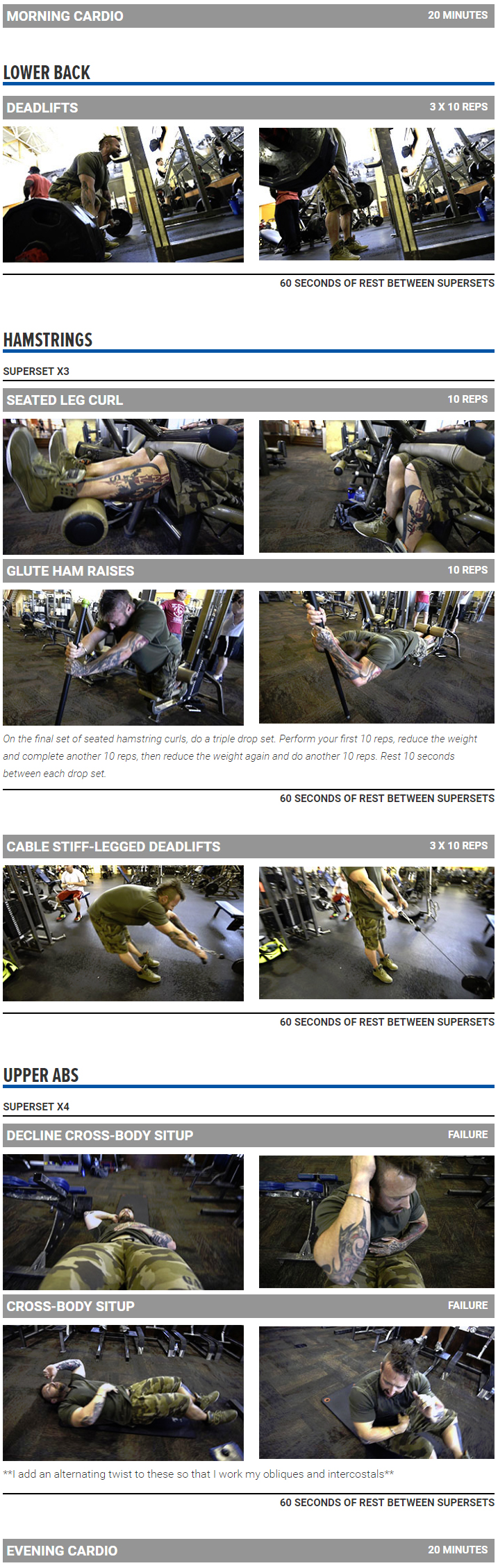 Kris Gethin's 8-Week Hardcore Challenge: Training | Muscle & Fitness