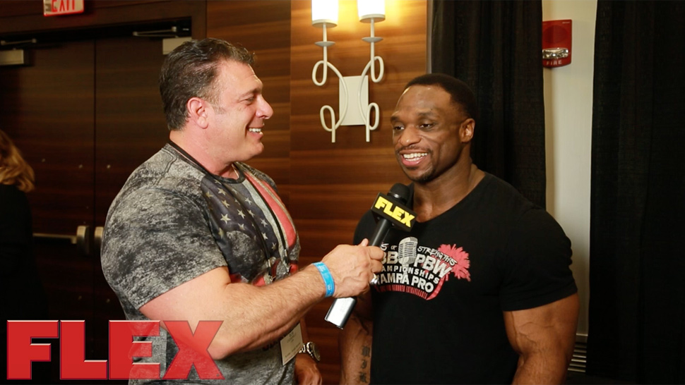Michael Lockett at the 2017 Arnold Classic | Muscle & Fitness