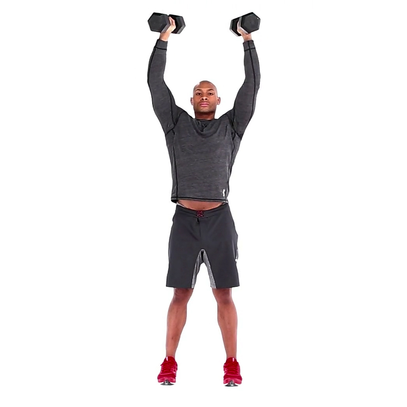 Standing Overhead Shoulder Press