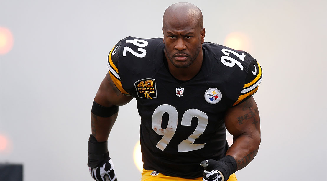 James Harrison Has a New Way to Play Volleyball, and It Looks ...