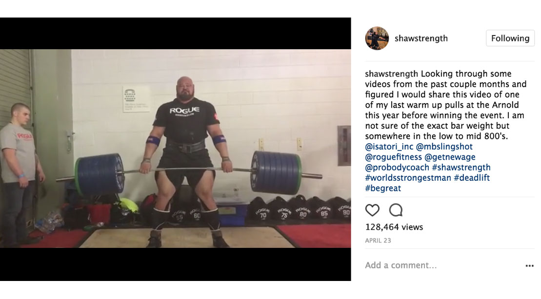 13 Ripped Celebrities and Strongmen Who Dominate the Instagram Workout ...
