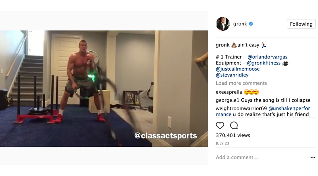 How Rob Gronkowski Trained and Got Shredded for the 2017 NFL Season ...