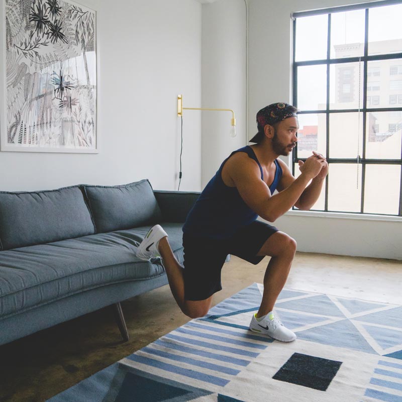 Plyo Bulgarian Split Squat Exercise Video Guide | Muscle & Fitness