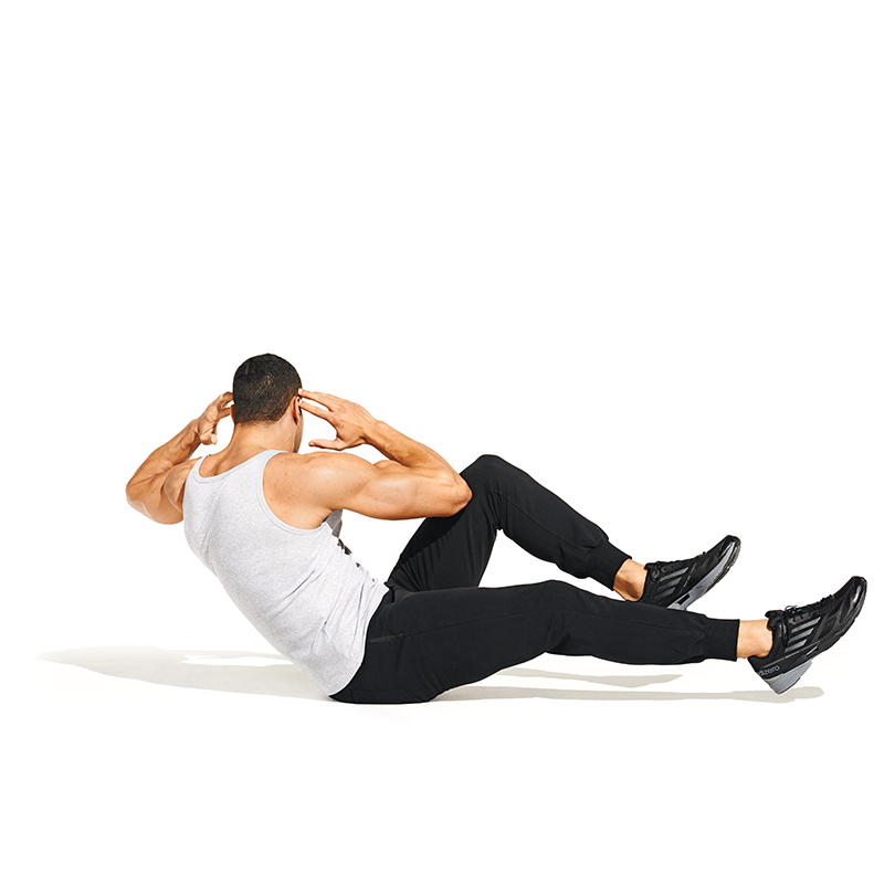 Crunch Twists Exercise