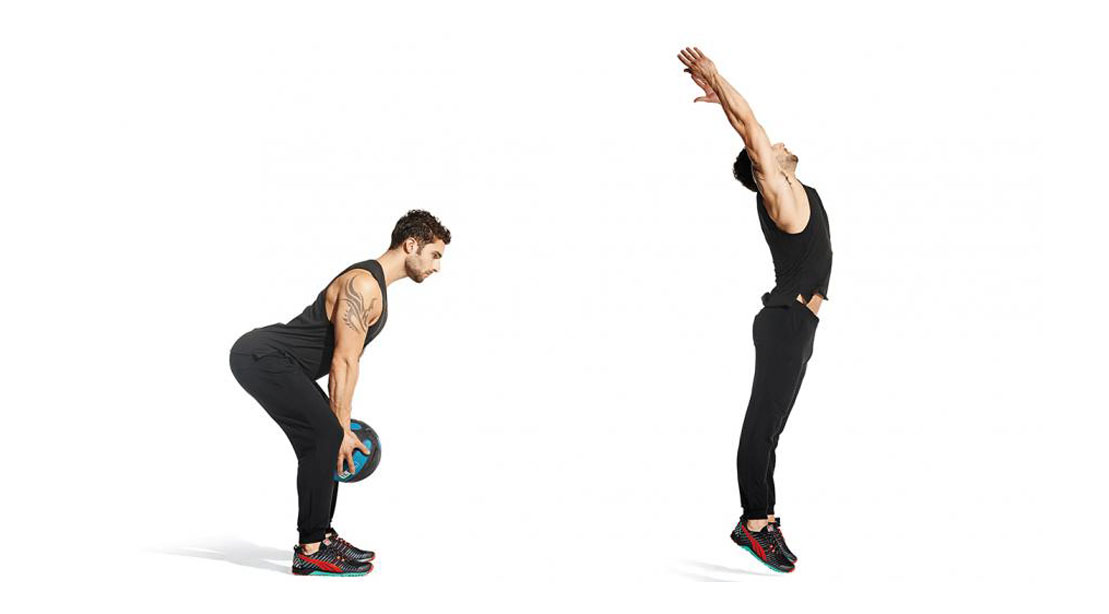 Standing Backward Medicine Ball Throw