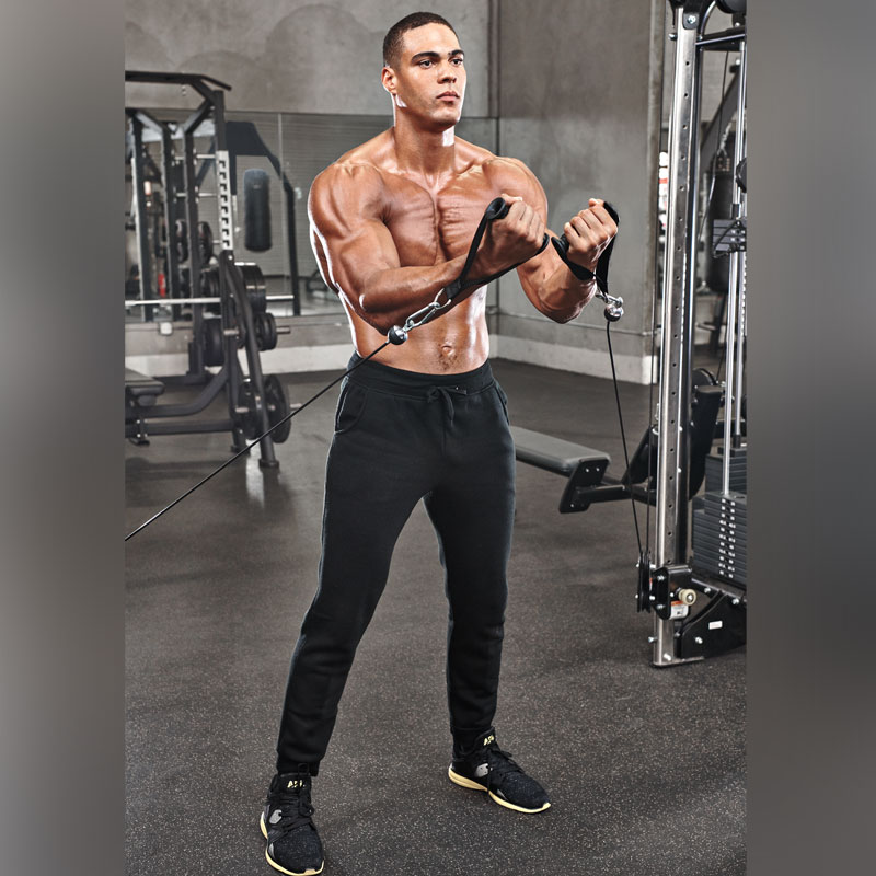Underhand Cable Press Exercise Video Guide | Muscle & Fitness
