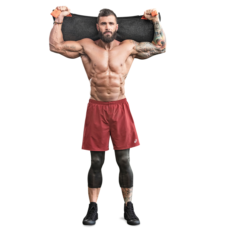 Wreck Bag Military Press Exercise Video Guide | Muscle & Fitness