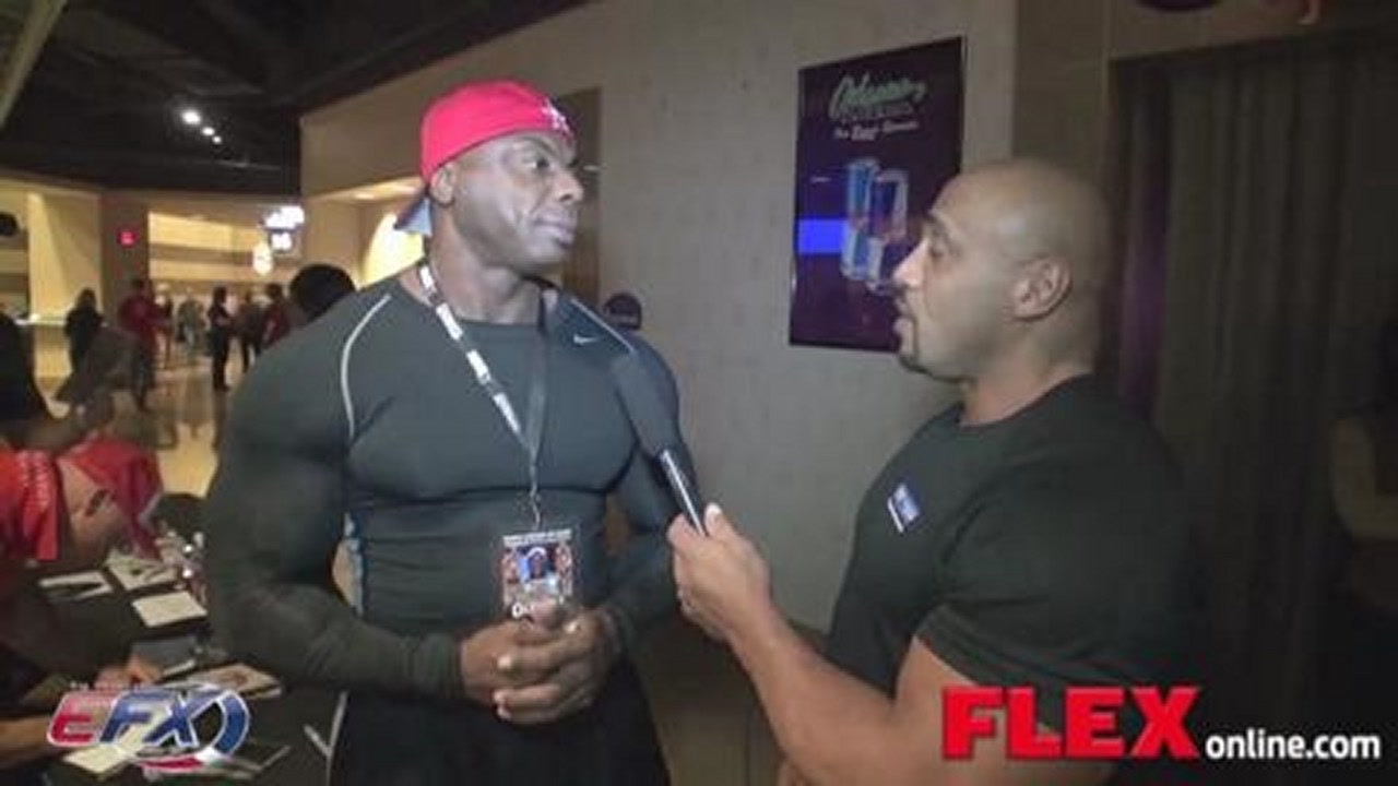 DJ Interviews Toney Freeman at 2012 Olympia | Muscle & Fitness