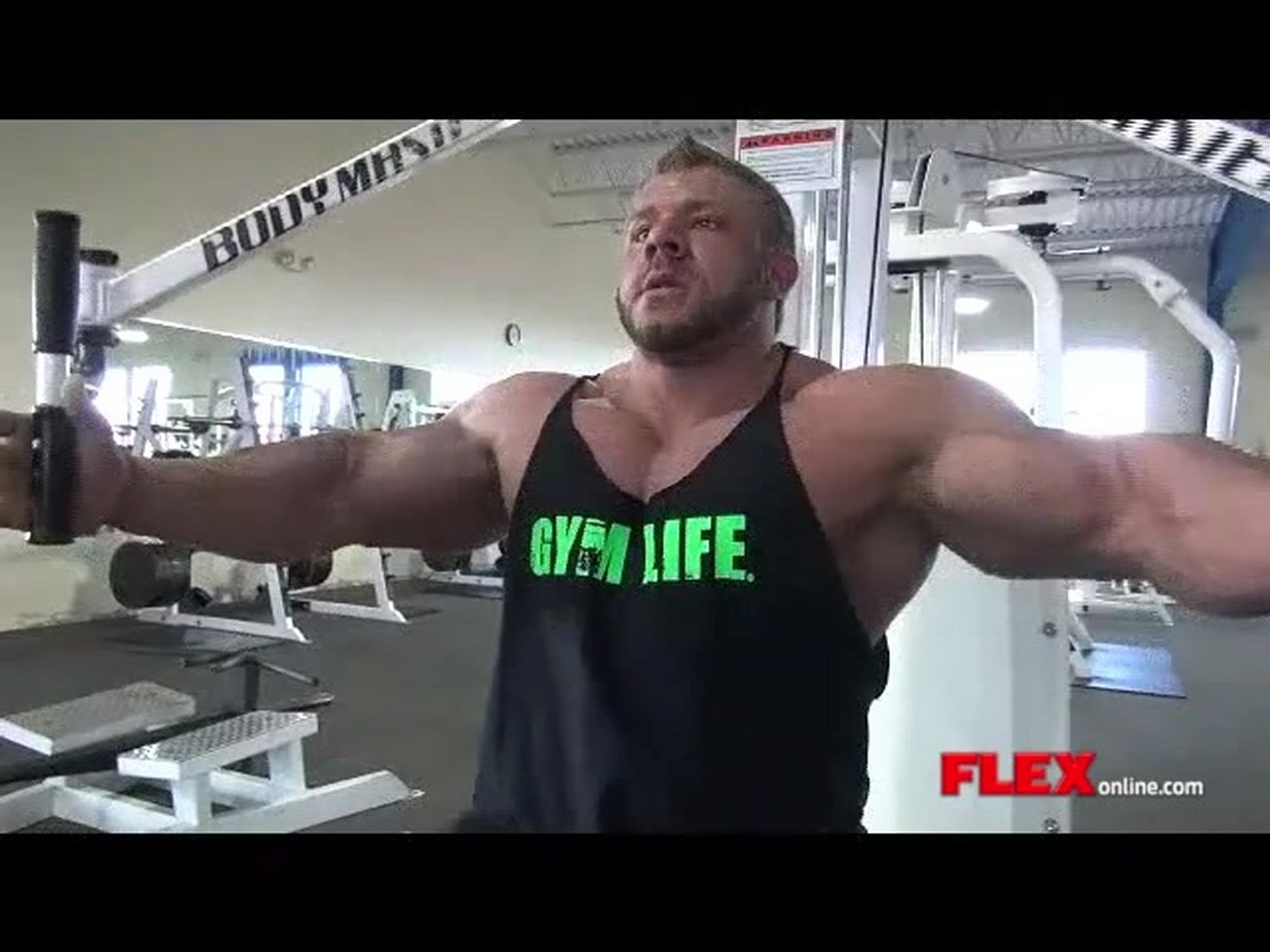 IFBB Pro Justin Compton Chest and Shoulder Workout | Muscle & Fitness