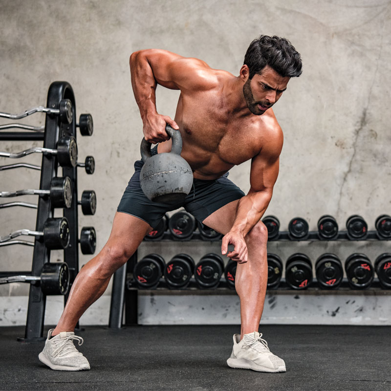 Kettlebell One-Arm Row Exercise Video Guide | Muscle & Fitness