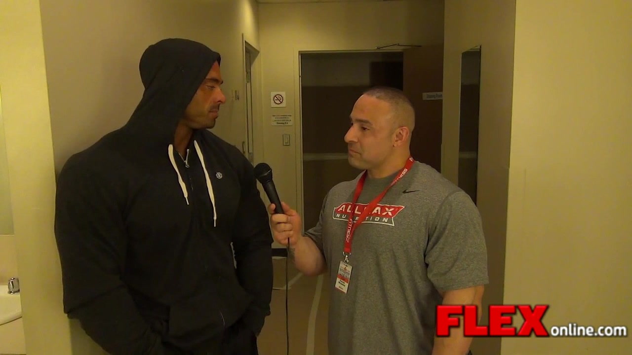 Frank McGrath After 2013 Toronto Pro PreJudging | Muscle & Fitness