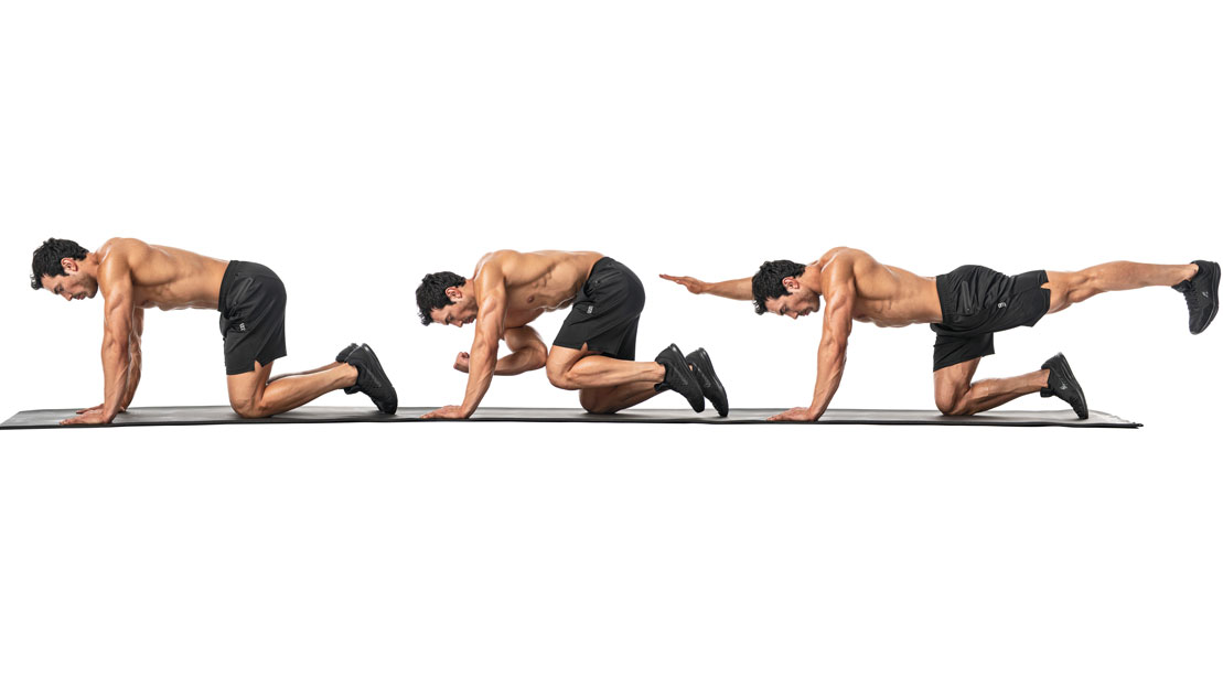 Superman Hold Exercise