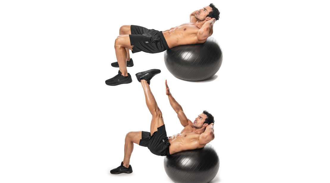 One-Leg Toe Touch | Muscle & Fitness