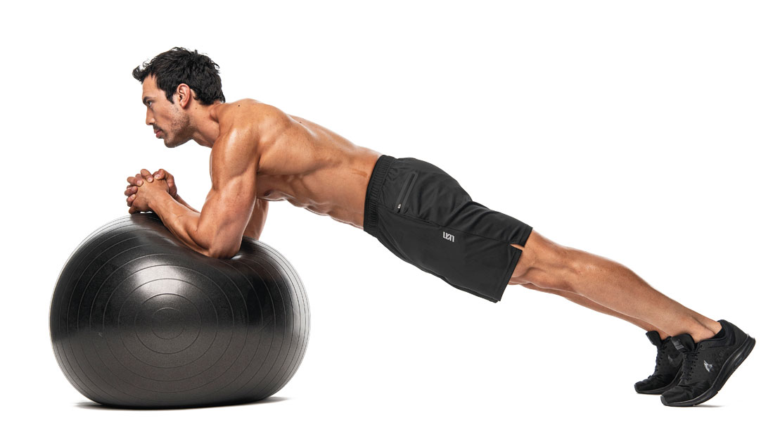 Stability Ball Plank